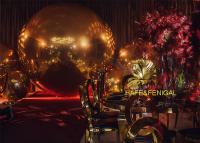 China Durable PVC 2-Layer Golden Mirror Balloons For Event Planners And DIY Decorators for sale