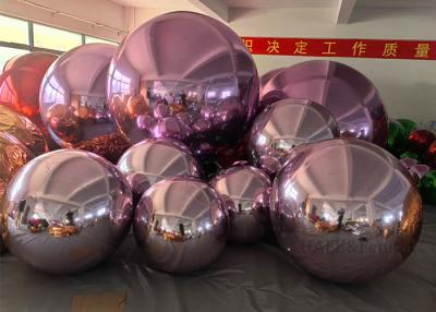China Festive Atmosphere Decoration With Double-Layer Inflatable PVC Mirror Balls In Various Colors for sale
