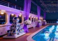 China Outdoor Decoration With Double-Layer Inflatable PVC Mirror Balls In Various Colors for sale