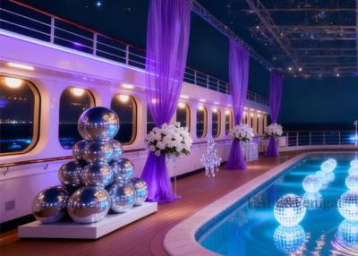 China Outdoor Decoration With Double-Layer Inflatable PVC Mirror Balls In Various Colors for sale