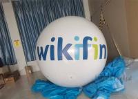 China Customized White PVC Advertising Balloons Printed With Brand Logos For Marketing Purposes for sale