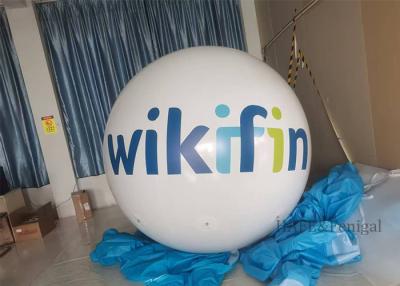China Customized White PVC Advertising Balloons Printed With Brand Logos For Marketing Purposes for sale