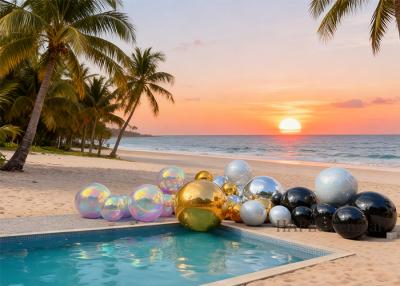 China PVC Inflatable Mirror Balls For Event Festival Space Decoration for sale