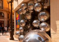 China Inflatable PVC Mirror Ball For Commercial Event Atmosphere Decoration for sale