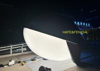 China Large-Area Illumination 1.8kW LED CCT High Output Elliptical LED Film Balloon Light for sale