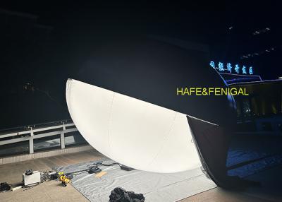 China Large-Area Illumination 1.8kW LED CCT High Output Elliptical LED Film Balloon Light for sale