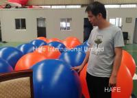 China PVC Orange Blue Hanging Balloon Decoration For Mixed Events , 80CM Dimeter for sale