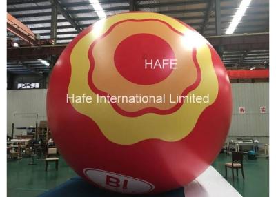 China Custom Led Inflatable Helium Balloon Lights , Moon Light Ball Print Logo for sale