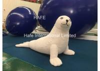 China LED Advertising Inflatable Flying Light , Helium Filled Lighting Balloons Oval Shape for sale