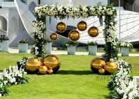 China PVC Double-Layer Inflatable Mirror Balls For Space Atmosphere Decoration Can Be Hung for sale