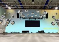 China 1m, 2m, 2.5m Deluxe Reflective Premium Silver PVC Inflatable Mirror Balloons for sale