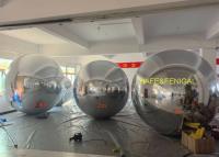 China 2m, 2.5m, 3m Silver PVC Mirror Balloons Hanging From Ceiling Use for sale