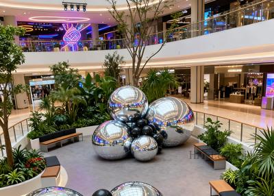 China 4ft, 5ft, 6ft Inflatable PVC Mirror Balloons For Indoor Or Outdoor Art Installations for sale