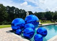 China Inflatable PVC Big Shiny Mirror Balloons Perfect As A Luxury Pool Party Decoration for sale