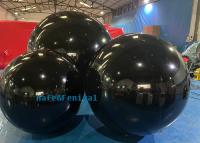 China Dual-Layer PVC Construction Luxurious Black Mirror Balloons for sale