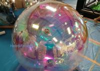 China Colorful, silver, hanging double-layer PVC mirror balloon for sale
