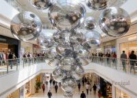 China Giant Inflatable Mirror Ball For Christmas Parties Holidays And Wedding Decorations for sale