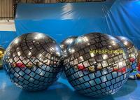 China 1.8m 360° Full Disco-Style Printed Reflective Silver Disco Mirror Balloon for sale