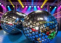 China Fully Printed Silver Disco-Style PVC Mirror Balloons For Ceiling Decoration for sale