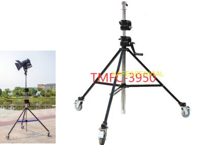 China TMFC. Heavy-Duty Steel Crank-Up Stand,50kg Load Capacity,Adjustable 1600-3950mm for sale