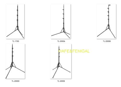 China Aluminum Alloy Foldable Light Stand,2.5-4kg Capacity For Studio Or Outdoor Shooting for sale