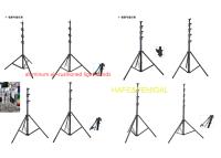 China Adjustable Aluminum Photography Stands Air-Cushion & Anti-Slip Design Up To 4.8m for sale