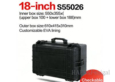 China Instrument Protective Case Safety Case Portable Plastic Equipment Trolley Case Waterproof Case for sale