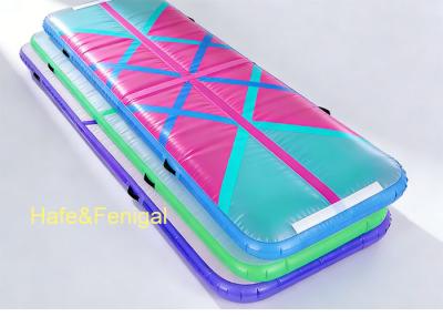 China Heavy-Duty Rental Grade Air Track for Events, Festivals & Temporary Sports Zones–DWF Inflatable Gym Mat for sale