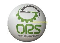 China 5m 16ft Custom Printed PVC Inflatable Advertising Balloon Spherical Branding Solution for sale