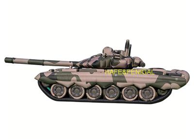 China Inflatable Military Tank Decoy For Military Deception Operations Or Filming A War Epic for sale