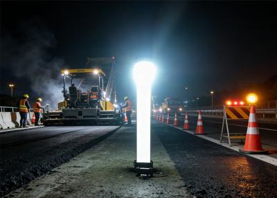 China Portable Inflatable Lighting Tower With LED/HMI 1000W For Nighttime Construction And Rescue for sale