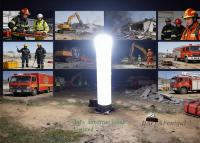 China Columnus Inflatable Light Tower with 100,000-110,000 lm Output for Rapid Deployment and AC/DC Dual-Power Operation for sale