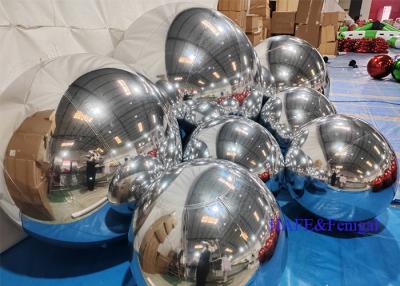 China Silver Inflatable Mirror Ball – 5m for Shopping Malls & Holiday Displays for sale
