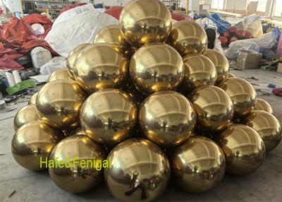 China Gold Inflatable Mirror Ball – 2m for Weddings & Luxury Private Events for sale