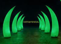 China Horn-Shaped Inflatable LED Balloon Light Dynamic Lighting For Events & Brand Displays for sale