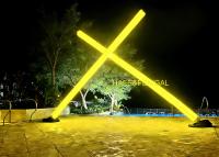 China Dual White Or RGBW Pixel LED Innovative Inflatable Lock-Air System Tube Structure Light for sale