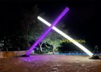 China 5m Long Inflatable Pixel Tube Light Via DMX Or Smartphone For Creative Professionals for sale