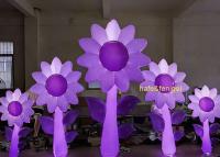 China Flexible Design Custom Inflatable Flower Sculpture For Public Art Installations for sale