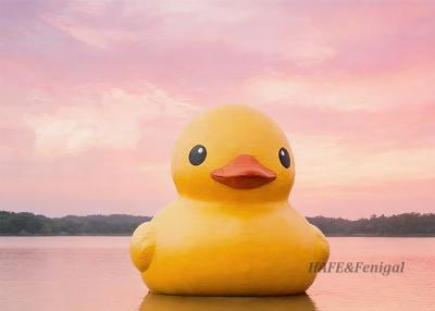 China Custom-Designed Inflatable Cartoon Yellow Ducks Are Suitable For Outdoor Parks And Can Be Used On Water for sale