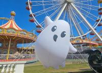 China Custom Inflatable Ghost Balloons With Built-In Fans Are Suitable For Event Decoration for sale