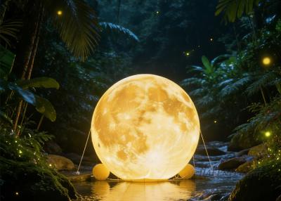 China Inflatable Moon Planet Light LED Event Festive Atmosphere Decoration for sale