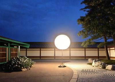 China Customized 400W Inflatable LED White Spherical Activity Light Balloon Lamp for sale