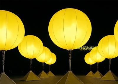China RGBW LED 400W Events Lighting Balloon Lights with DMX Control And Custom Branding for sale