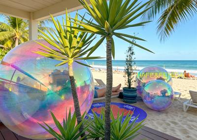 China Iridescent Rainbow PVC Mirror Balloon with Dual-Layer PVC Construction and UV-Resistant Finish for Events for sale