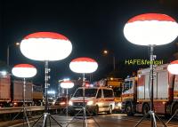 China 400W and 600W Portable Balloon Lights with Tripod Use for Emergency and Construction Site Lighting for sale