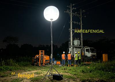 China 400W Battery-Powered LED Balloon Light for Silent Off-Grid Operations for sale