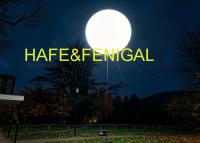 China Moon EN 5.0m LED 1200W Inflatable Spherical Balloon Light with Customizable Logo for sale