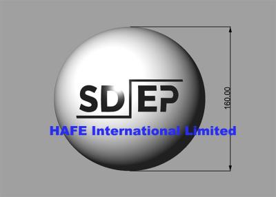 China Round Inflatable Lighting Decoration , Inflatable Balloon Light With Branding Logo for sale