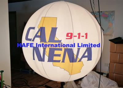 China Warning Sign Moon Balloon Light With 120V 2000W , Halogen Lighting Lamp for sale