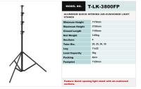 China TLK Series Quick-Release Light Stand with High-Strength Aluminum Alloy, 5 kg Load Capacity, and Quick-Release Leg Mechanism for sale